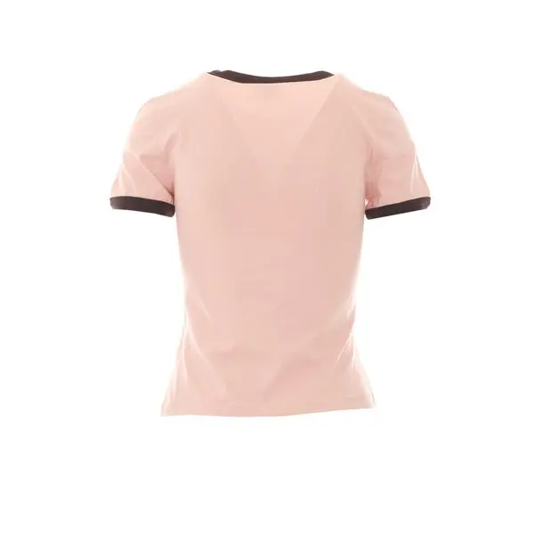 Chloé Logo Tropical Print T-shirt - Pink