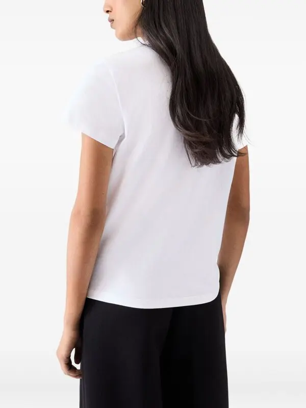 Jacquemus Cotton T-shirt With Grosgrain Logo Label