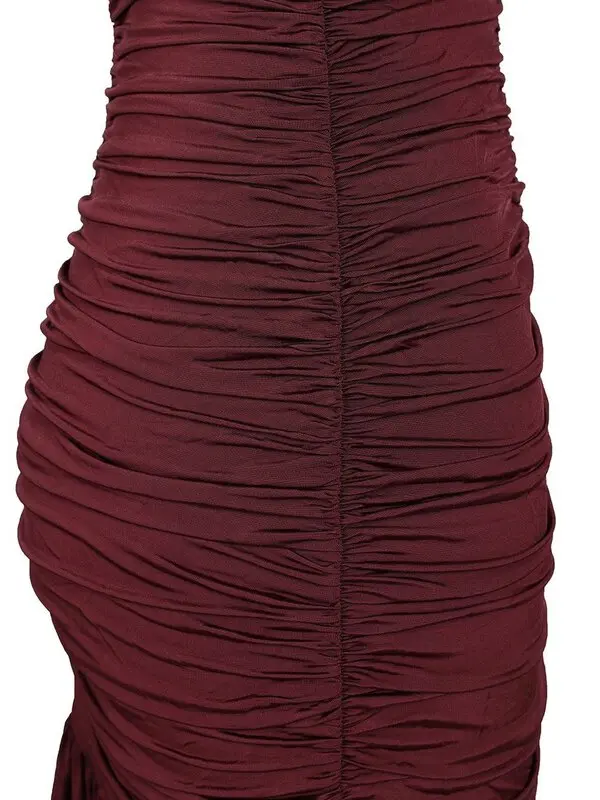 ROTATE BY BIRGER CHRISTENSEN Long Gathered Dress - Multicolor