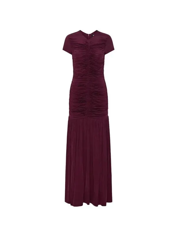 ROTATE BY BIRGER CHRISTENSEN Long Gathered Dress - Multicolor