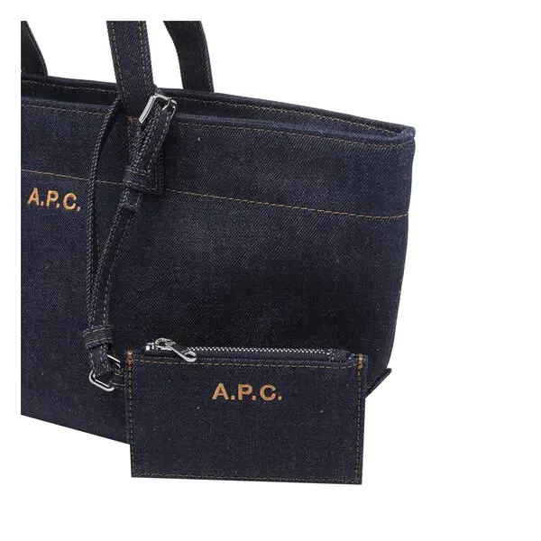 A.p.c. Small Le Drommer Tote Bag - Blue