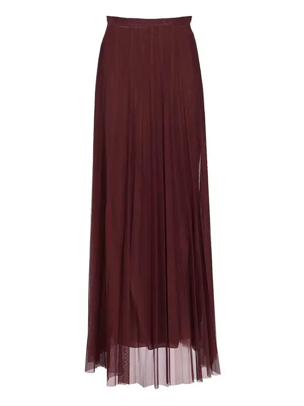 FORTE_FORTE Elegant Pleated Skirt - Multicolor