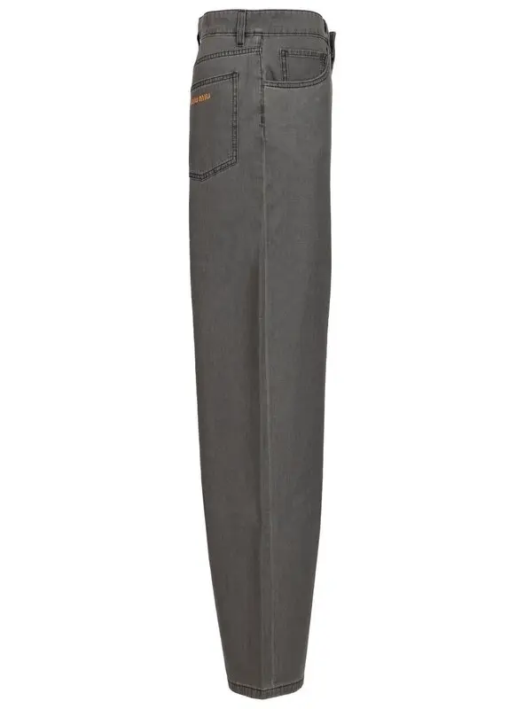 Miu Miu Five-pocket Chambray Trousers