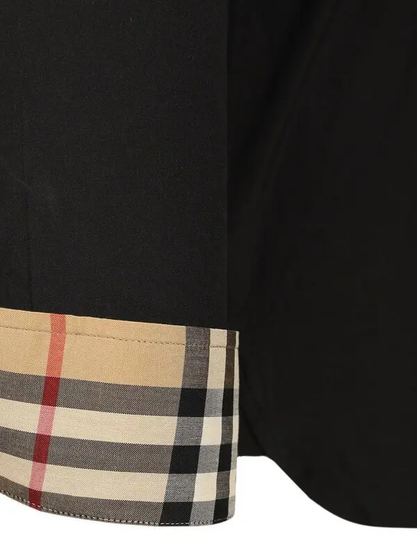 Burberry Slim Fit Shirt In Stretch Cotton