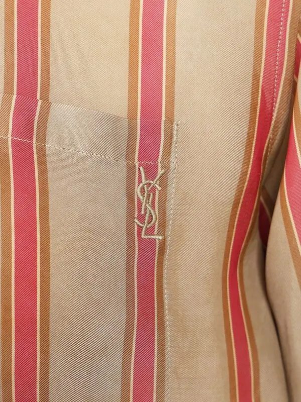 Saint Laurent Striped Shirt - Multicolor