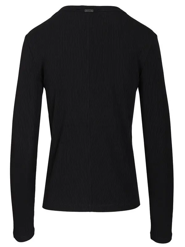 Max Mara Ribbed Silk And Lyocell Sweater - Blue
