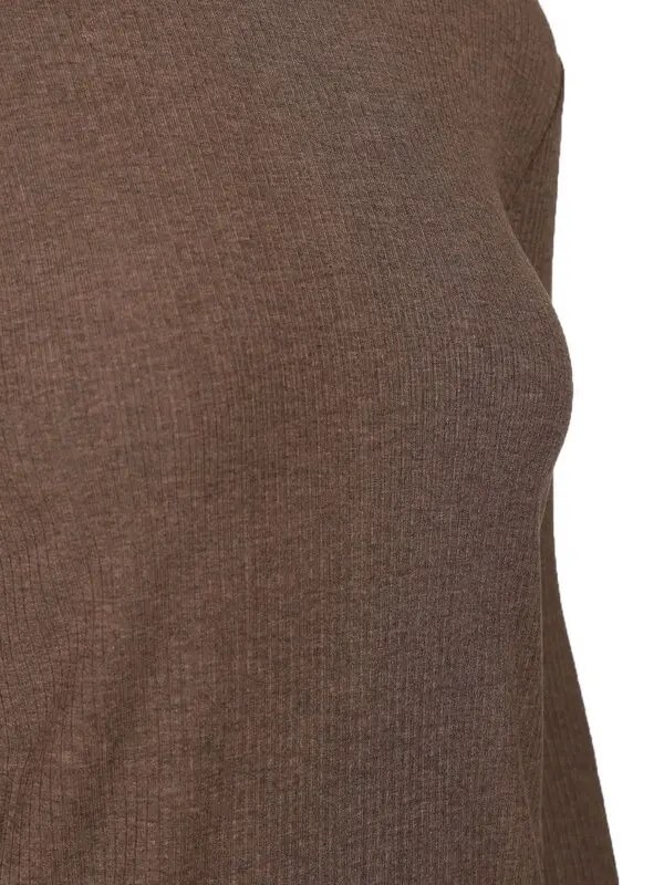Max Mara Ribbed Silk And Lyocell Sweater - Cream