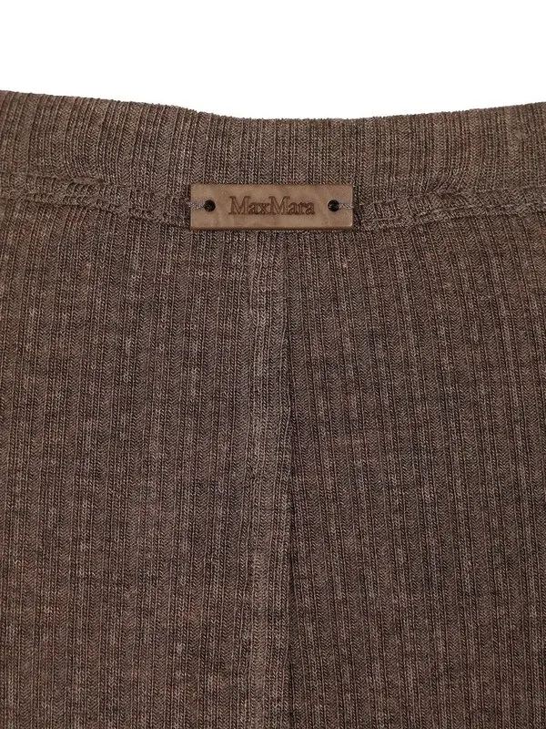 Max Mara Ribbed Silk And Lyocell Sweater - Cream