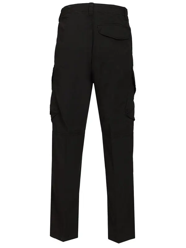 Stone Island Stretch Organic Cotton Twill Cargo Trousers