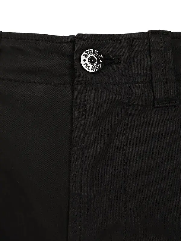 Stone Island Stretch Organic Cotton Twill Cargo Trousers
