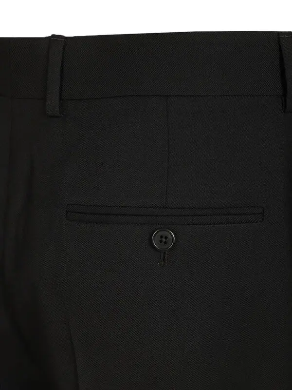 Celine Ethan Wool Gabardine Trousers