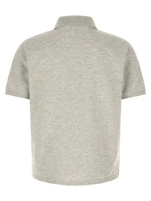 Saint Laurent Cassandre' Polo Shirt - Gray