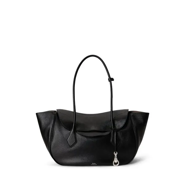 Ralph Lauren Polo Blaze Large Shoulder Bag - Black