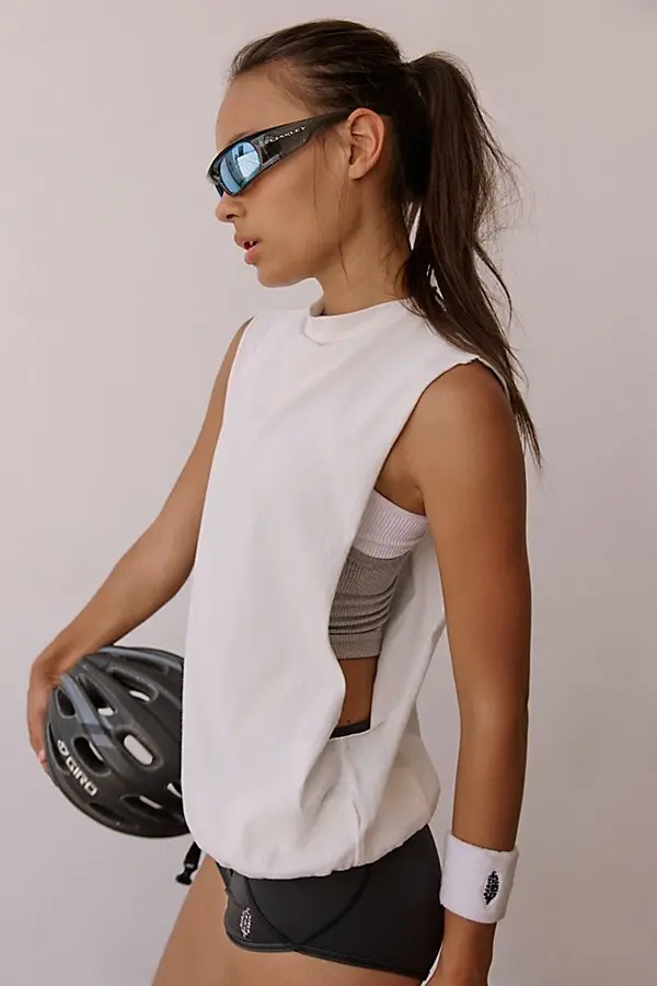 Free People Uprise Mock Neck Tank