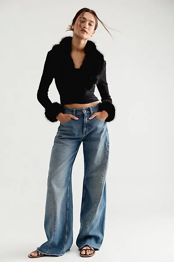 Free People Penny Lane Fur Bolero