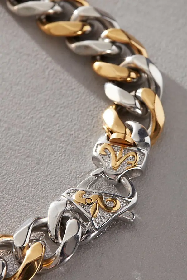 ATELIER CG Curb Chain Necklace - Mixed Metal