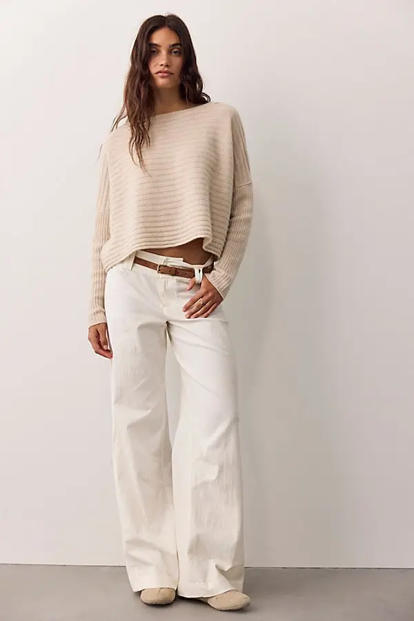 Free People Spencer Cashmere Pullover - St Kilda