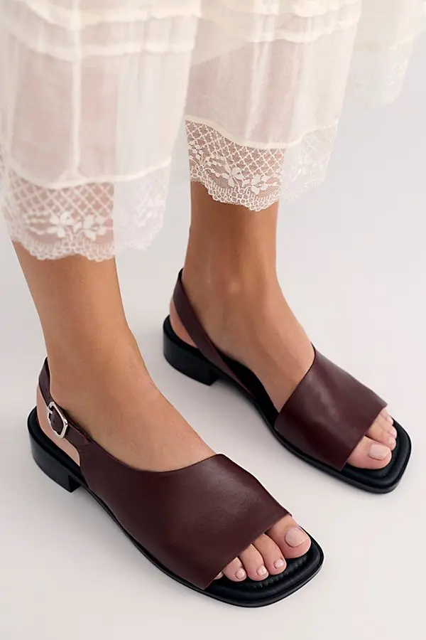 Intentionally Blank Brandi Buckle Sandals - Cocoa