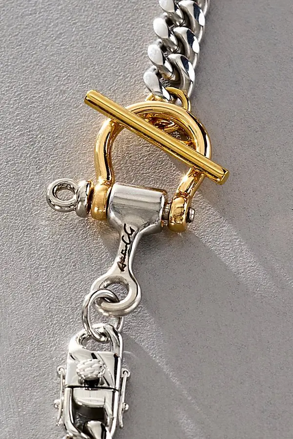 ATELIER CG Easton Chunky Chain Lariat Necklace