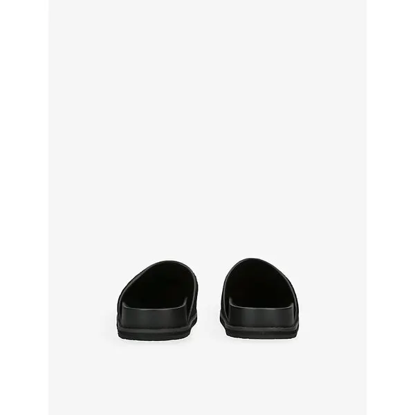 Amiri Monogram Suede Clogs