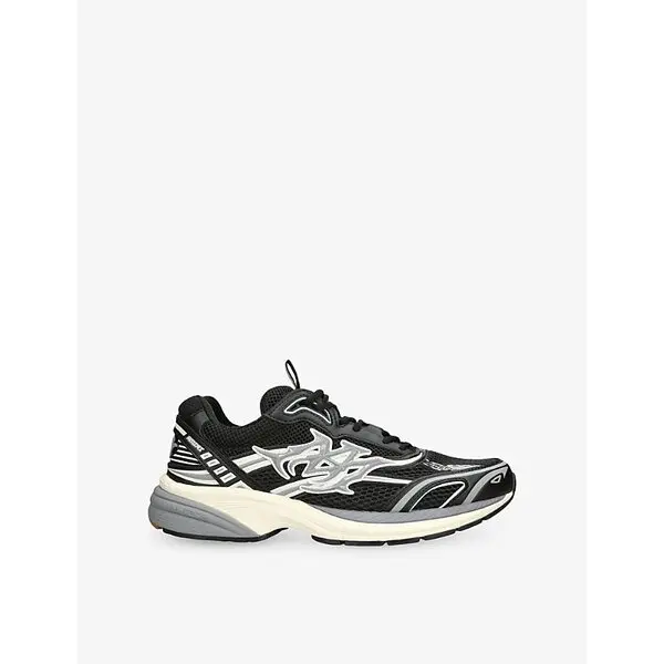 Amiri M Tech Mesh And Leather Trainers