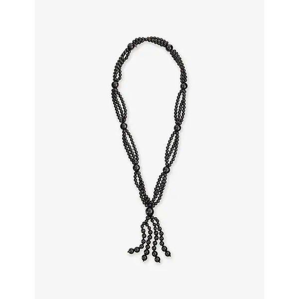 MOSQUITO Beaded Onyx Necklace