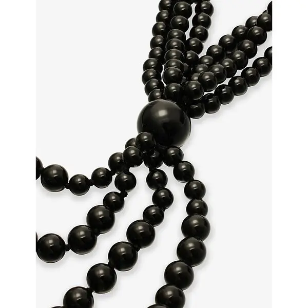 MOSQUITO Beaded Onyx Necklace