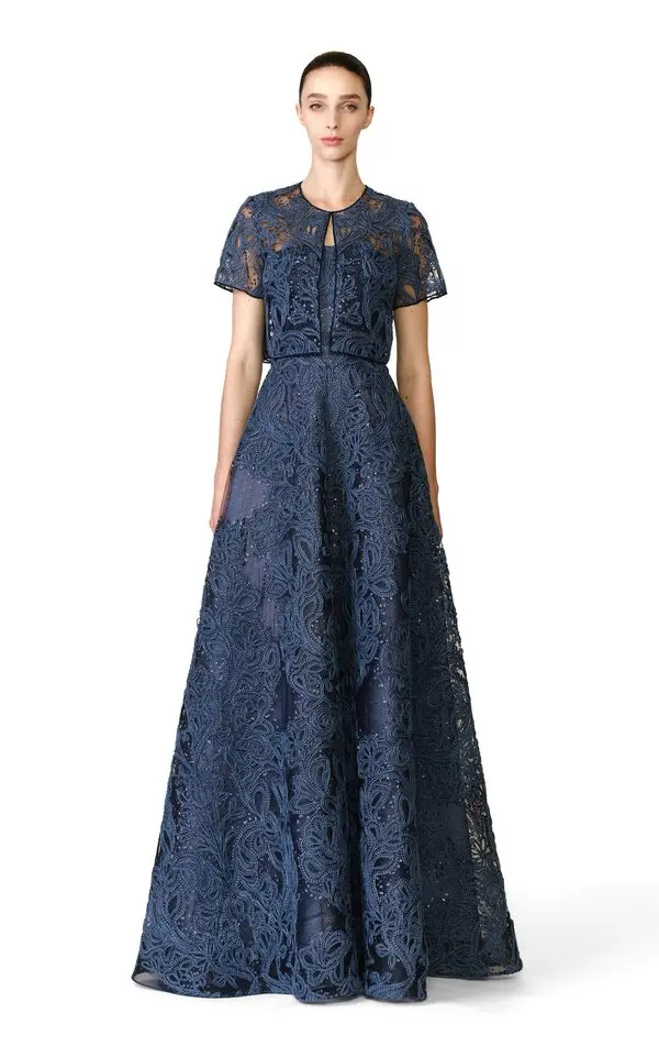 Naeem Khan Raffia Bolero
