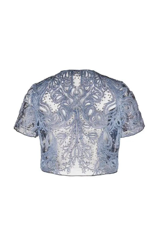 Naeem Khan Raffia Bolero