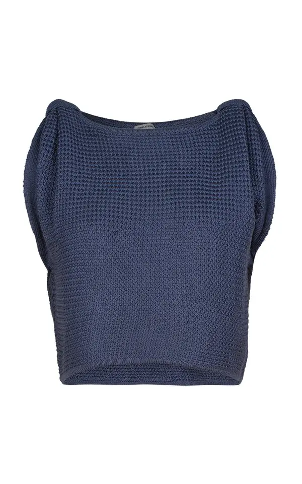 Rachel Comey Cannelle Cotton Top - Blue
