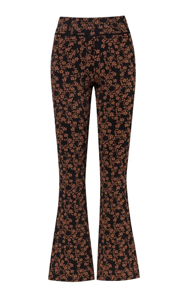 PEPA POMBO Lago Flare Pants - Black