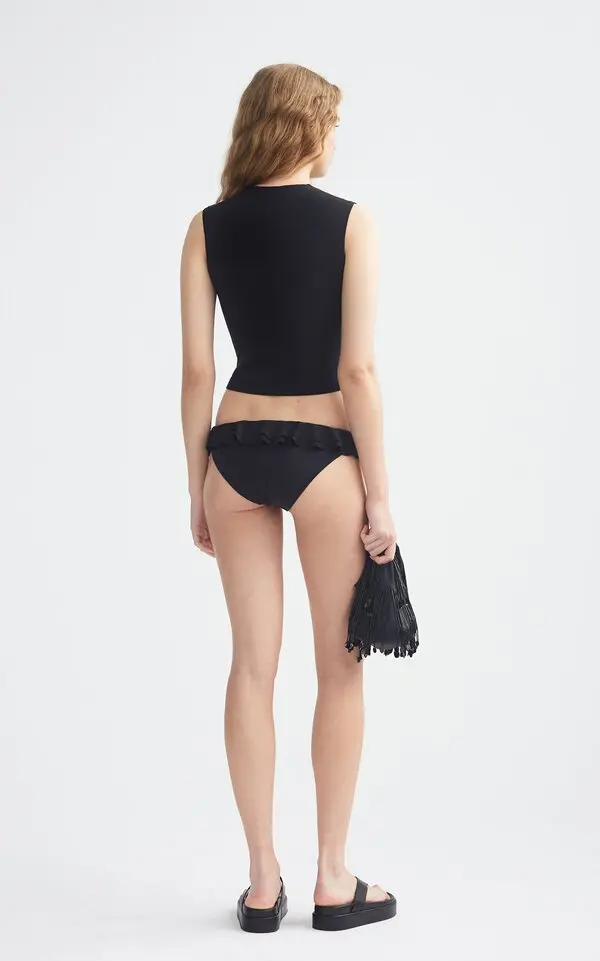 DAR ZÉRO STUDIO Exclusive Neoprene Cropped Top