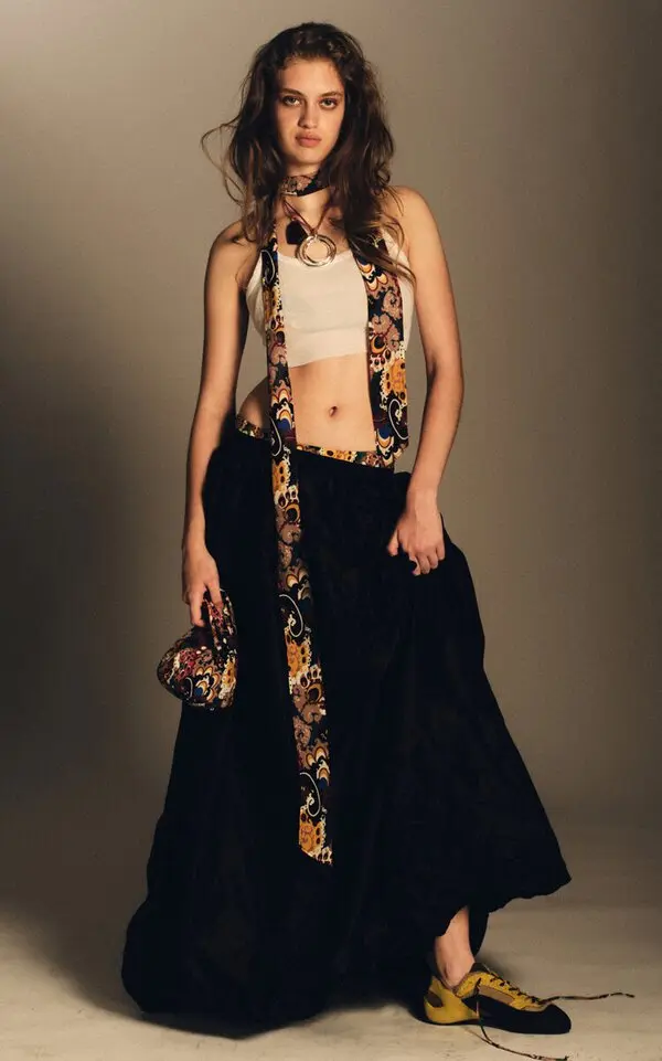 DAR ZÉRO STUDIO Exclusive Printed Triangle Bikini Top - Print