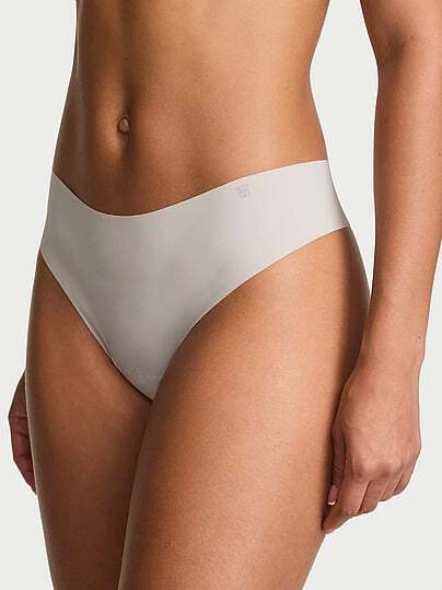 Victoria's Secret No-show Mid-rise Thong Panty - Beige