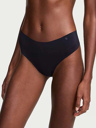 Victoria's Secret No-show Mid-rise Thong Panty - Blue