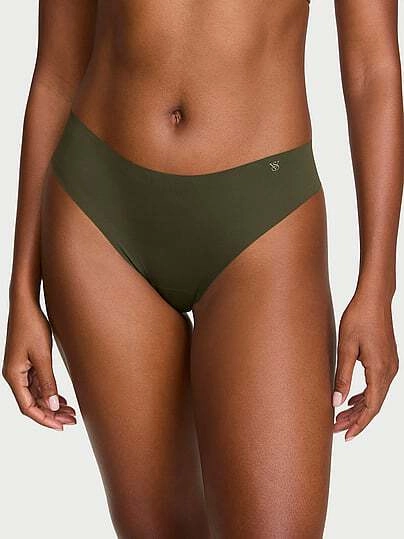 Victoria's Secret No-show Mid-rise Thong Panty - Green