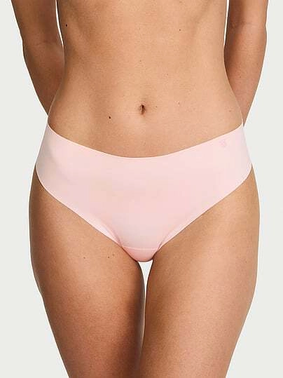 Victoria's Secret No-show Mid-rise Thong Panty - Pink