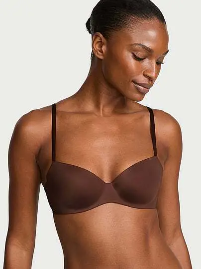 Victoria's Secret Body Victoria Flexfactor Lightly Lined Balconette Bra - Brown