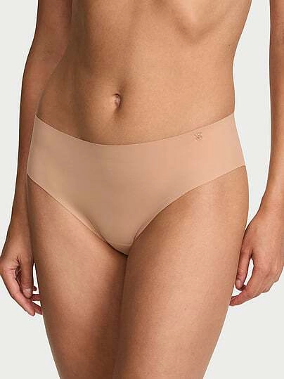 Victoria's Secret No-show Mid-rise Bikini Panty - Beige