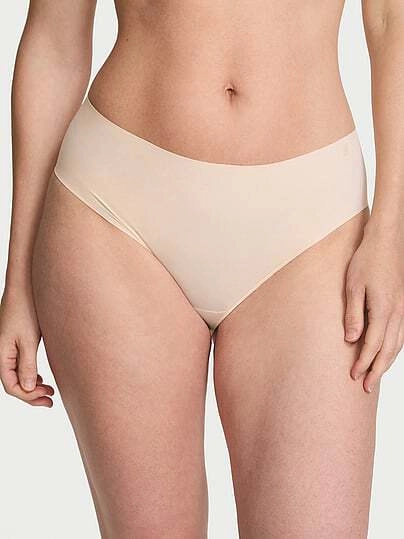 Victoria's Secret No-show Mid-rise Bikini Panty - Beige