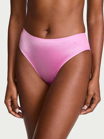Victoria's Secret No-show Mid-rise Bikini Panty - Pink