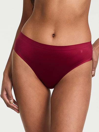 Victoria's Secret No-show Mid-rise Bikini Panty - Red