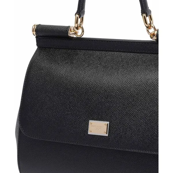 Dolce & Gabbana Large Sicily Handbag - Black