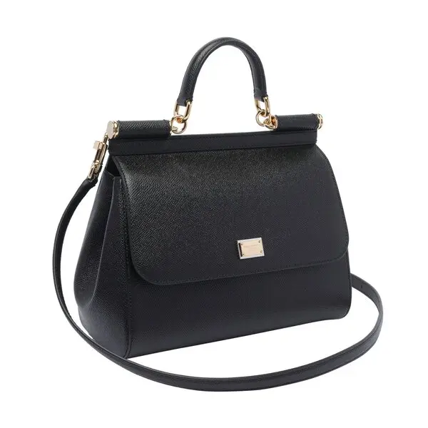 Dolce & Gabbana Large Sicily Handbag - Black