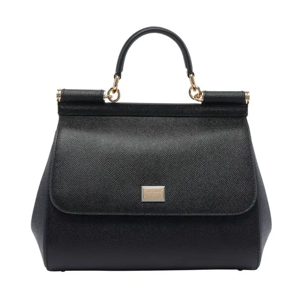 Dolce & Gabbana Large Sicily Handbag - Black