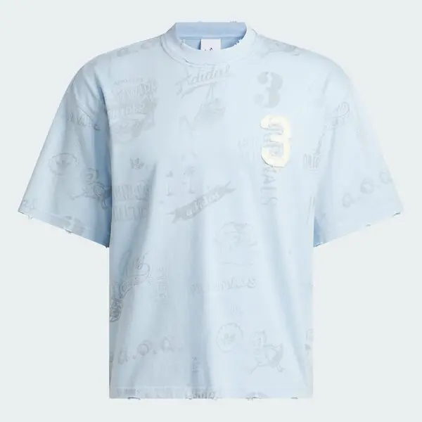 Adidas Originals Varsity Graphic Tee Blue - Clear Sky
