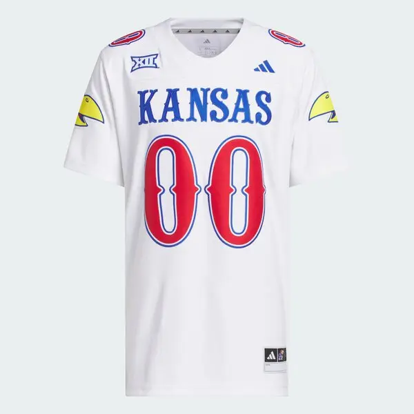 Adidas Kansas Jayhawks Premier Strategy Jersey - White
