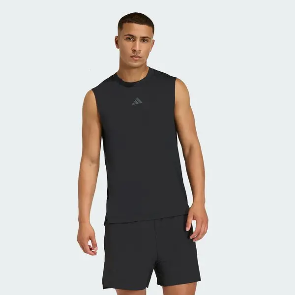 Adidas D4t Power 3 Stripes Tank Top - Black