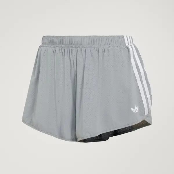 Adidas Originals Sport Shorts With Satin 3-stripes - Grey Three