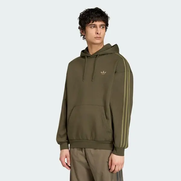 Adidas Adicolor Classics 3-stripes Hoody Dark Green
